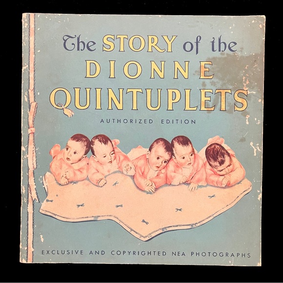 Vintage | Other | The Story Of The Dionne Quintuplets Book 935 | Poshmark